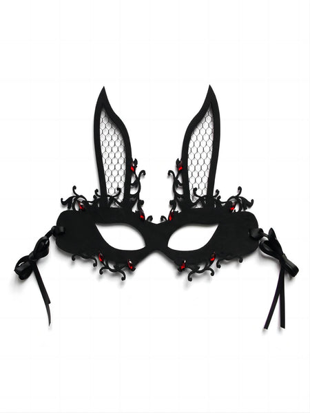 Halloween Easter Bunny Half Face Mask | Retro Stage